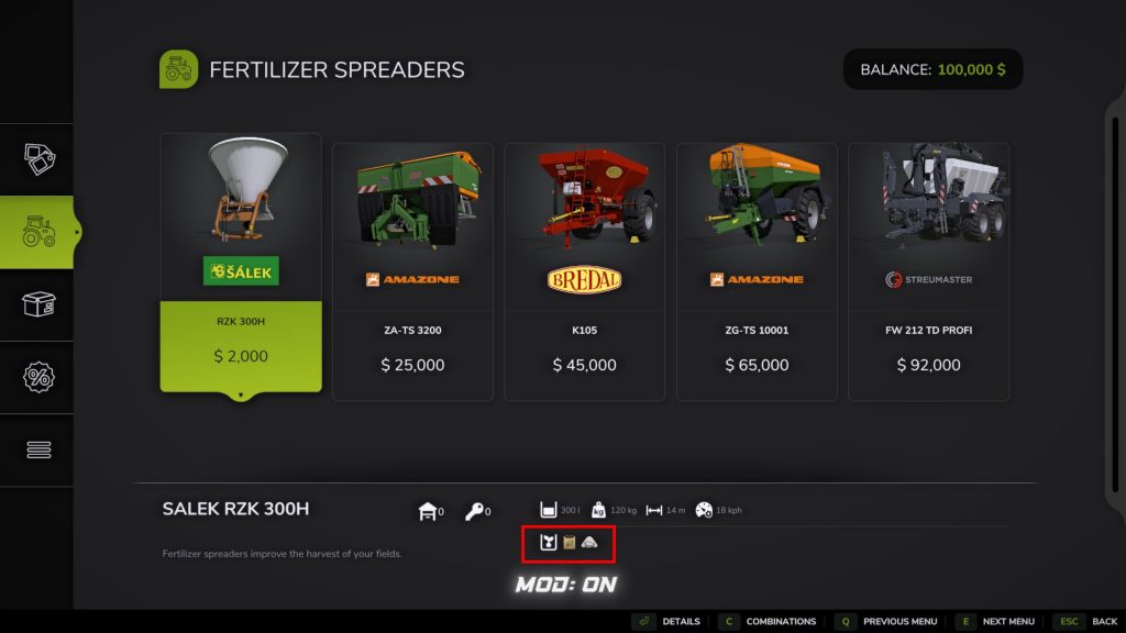 FS25 Lime support for fertilizer spreaders V1.0.0.0 Mod - Farming ...