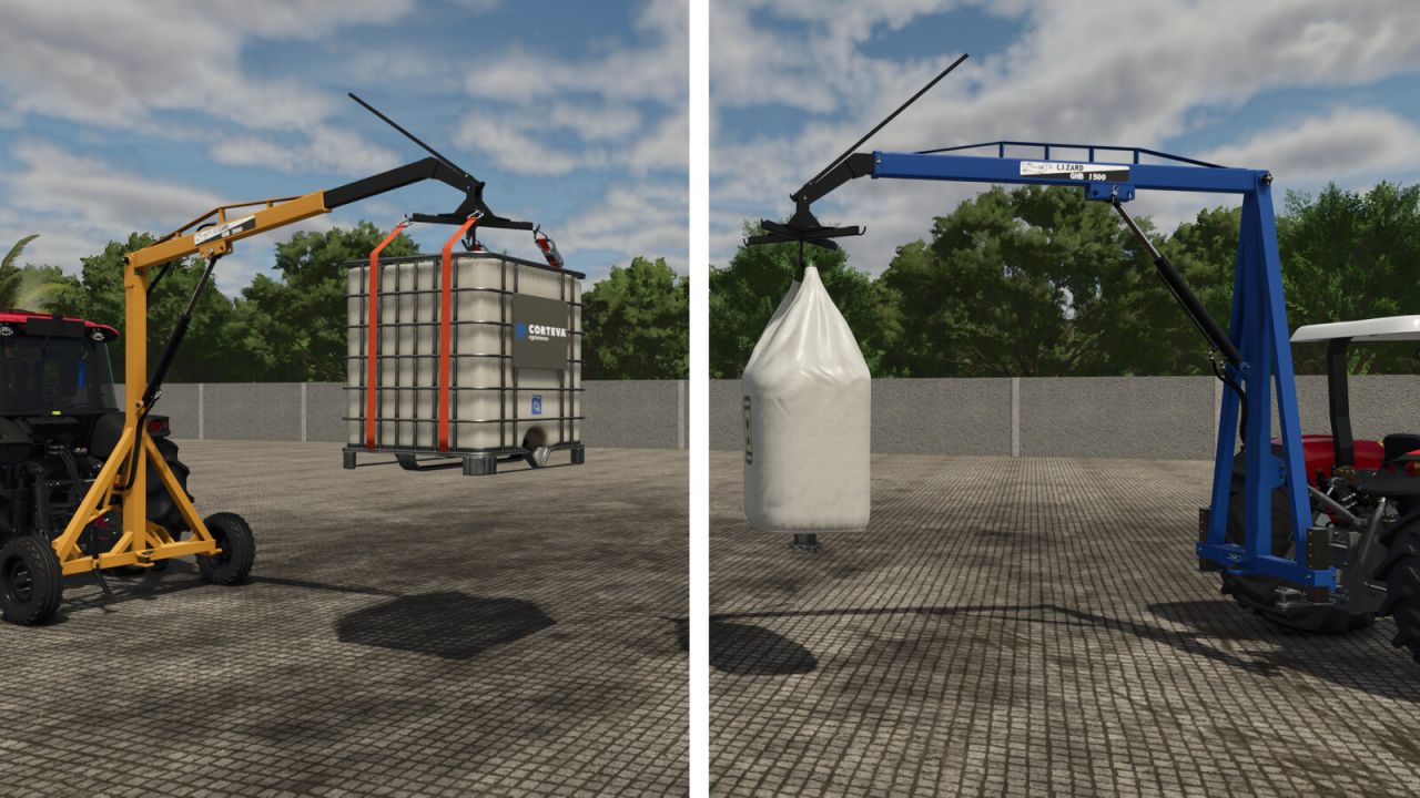 FS25 Lizard GHB Big Bag Lifter V1.0.0.0 Mod - Farming Simulator 25
