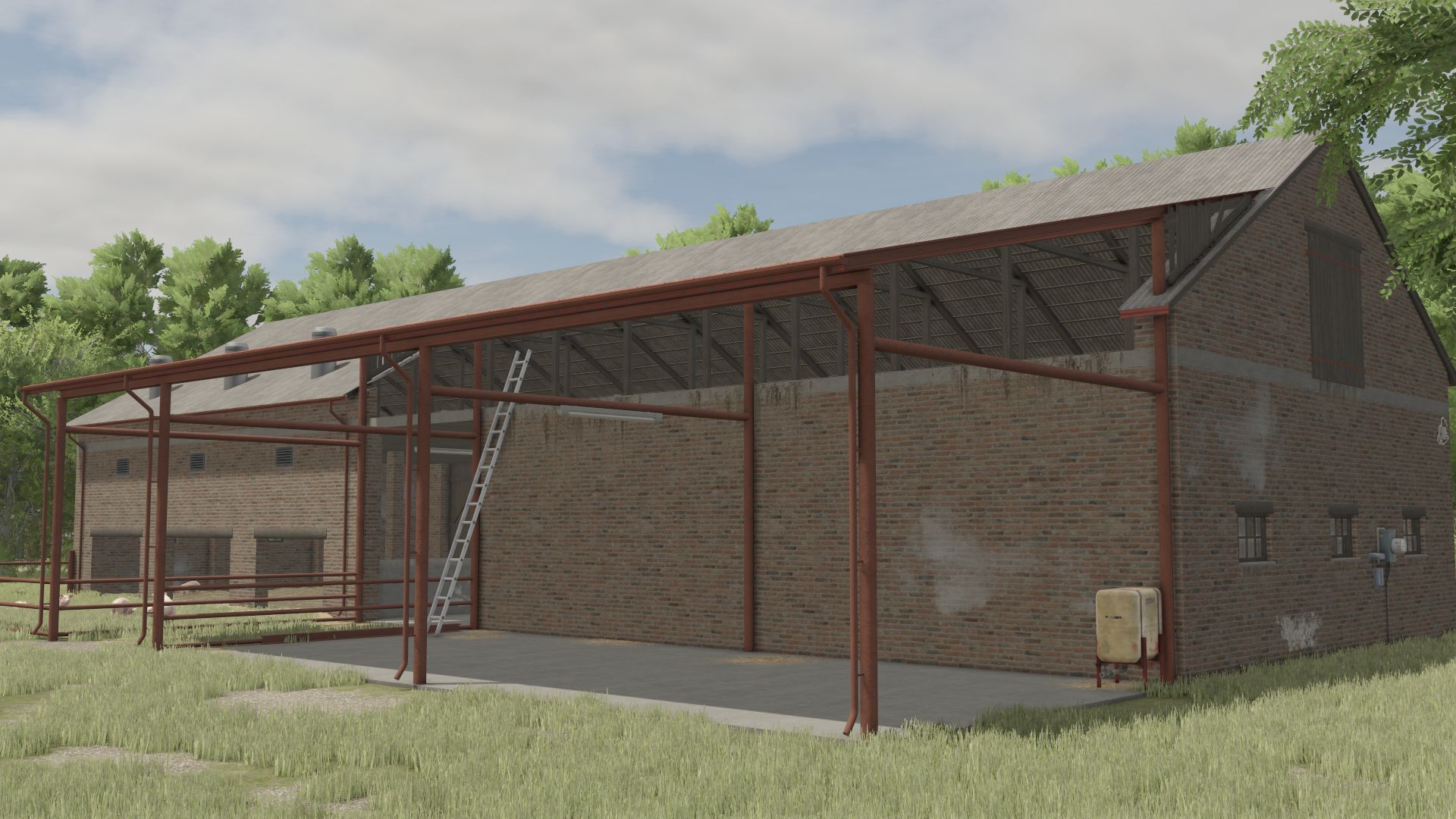 FS25 Medium-sized pigsty V1.0.0.0 Mod - Farming Simulator 25
