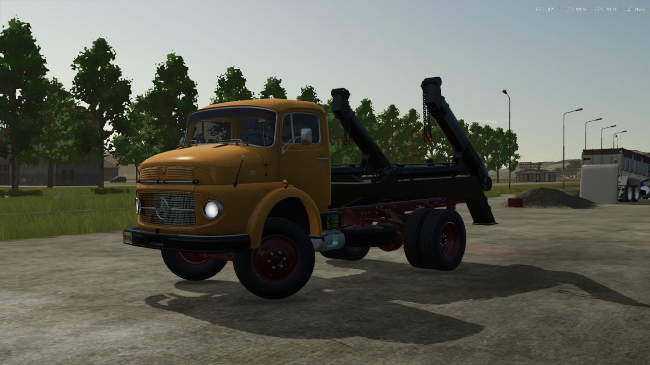 FS25 Mercedes-Benz 1111 Debris Truck V1.0.0.0 Mod - Farming Simulator 25