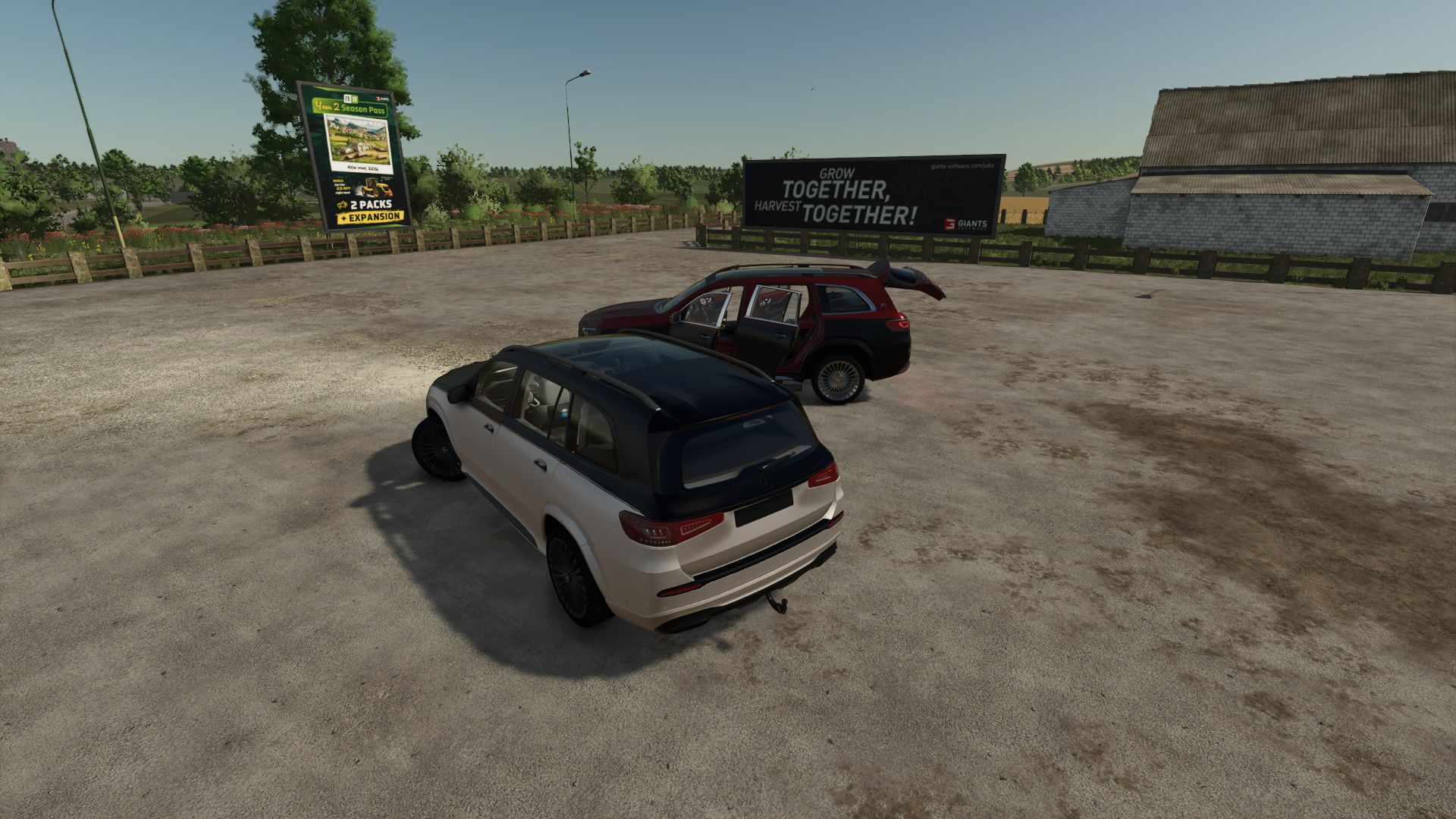 FS25 Mercedes-Maybach GLS 600 2021 V1.0.0.0 Mod - Farming Simulator 25