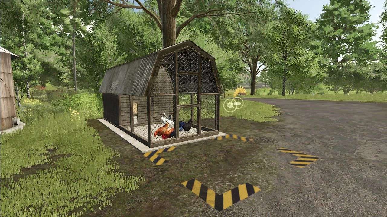 FS25 Old Chicken Coop v1.0.0.0 Mod - Farming Simulator 25