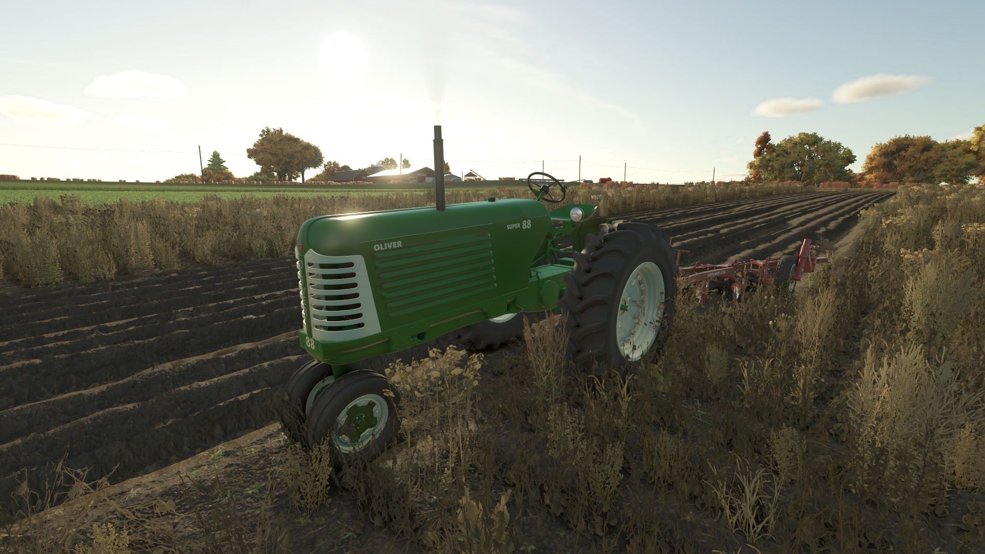 FS25 Oliver Super 88 Row-Crop Tractor V1.0.0.0 Mod - Farming Simulator 25