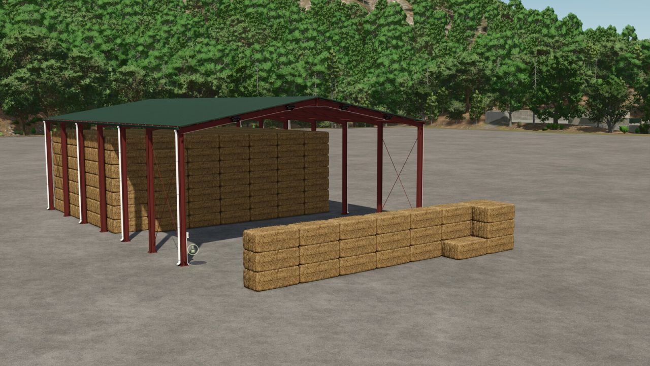 FS25 Open Sheds Pack V1.0.0.0 Mod - Farming Simulator 25