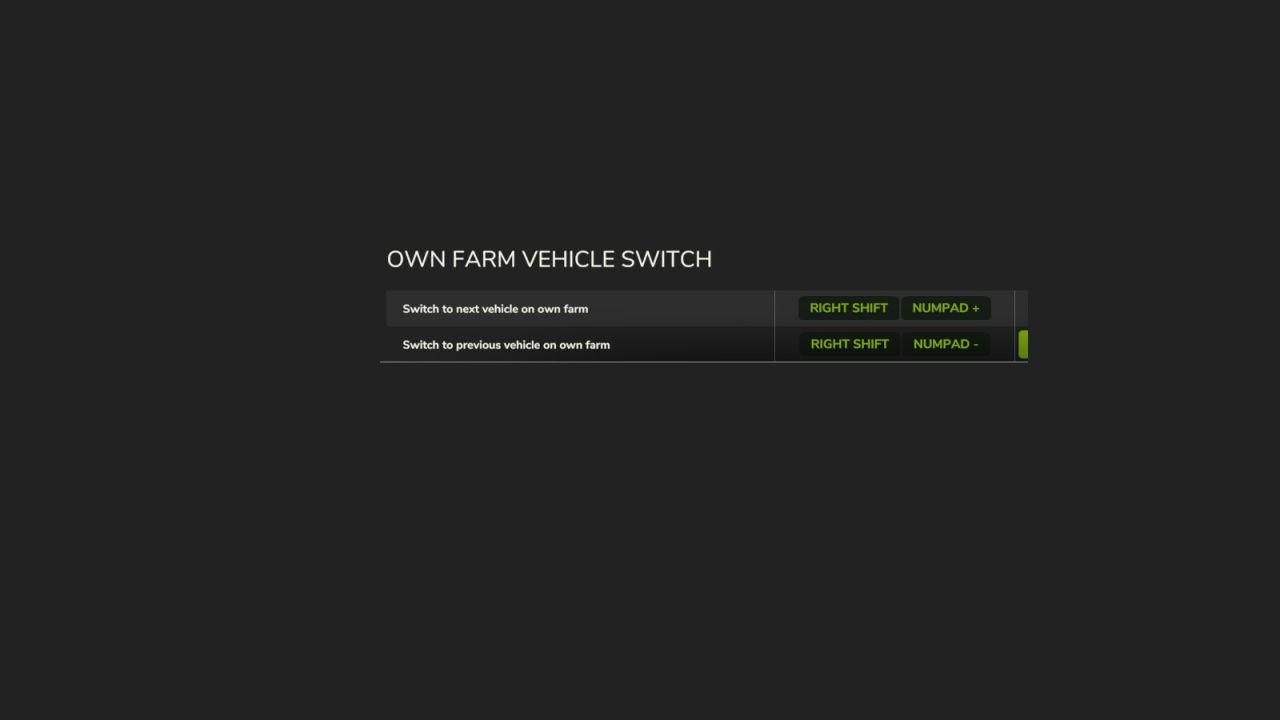 FS25 Own Farm Vehicle Switch V1.0.0.0 Mod - Farming Simulator 25