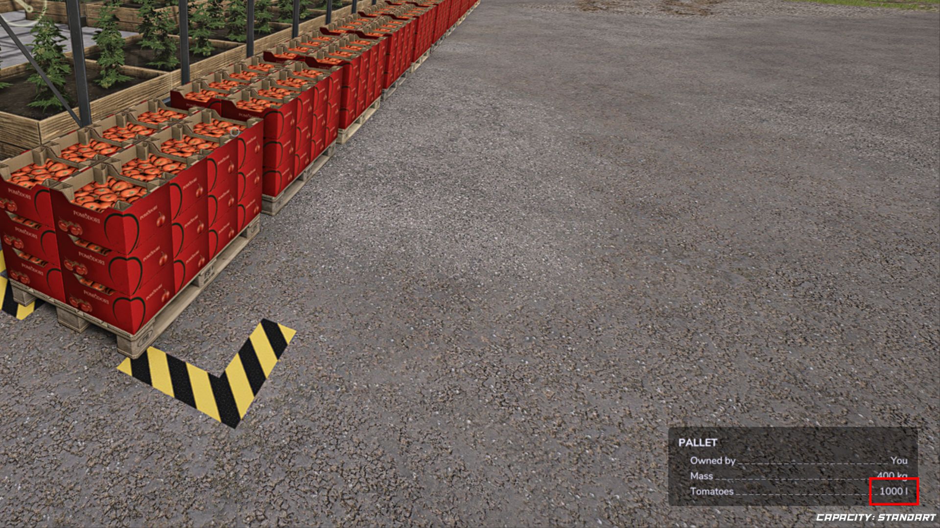 FS25 Pallet capacity and spawn control V1.0.0.0 Mod - Farming Simulator 25