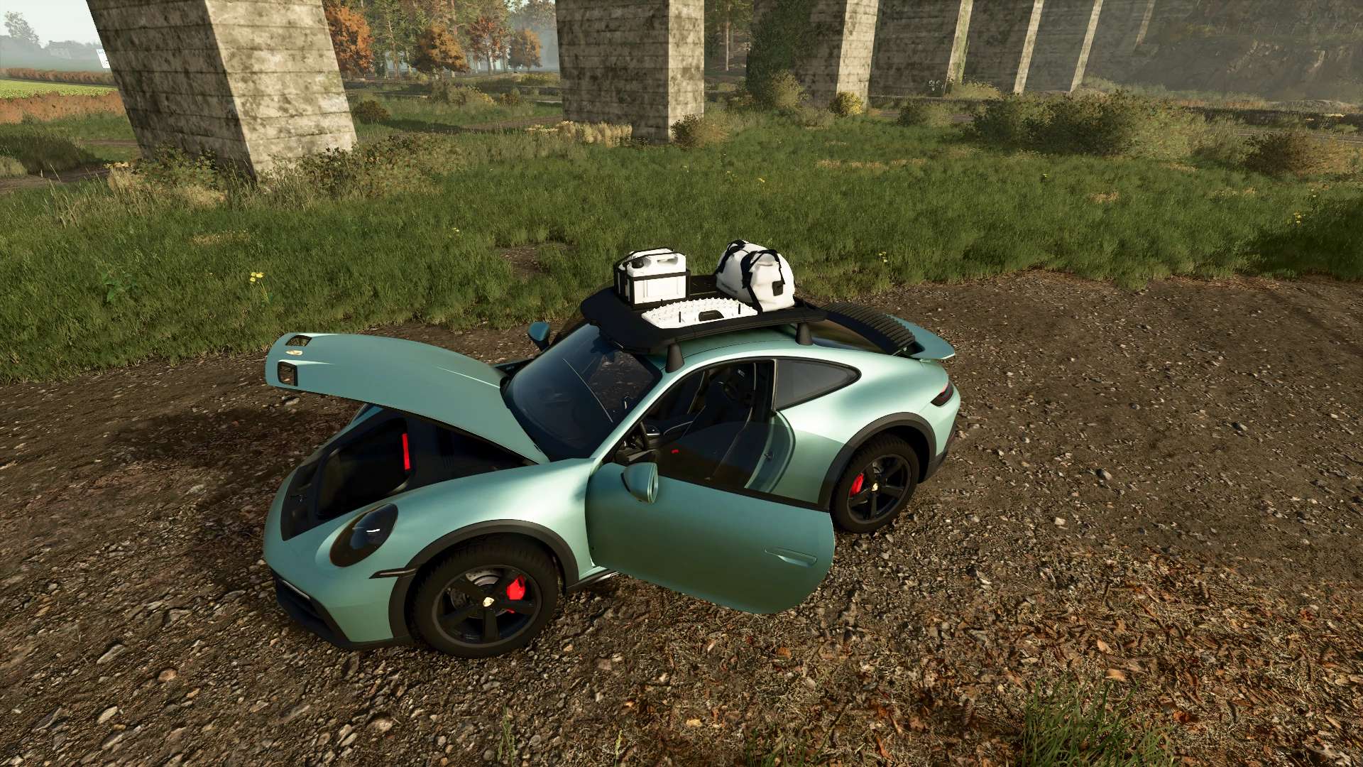 FS25 Porsche 911 DAKAR 2023 V1.0.0.0 Mod - Farming Simulator 25