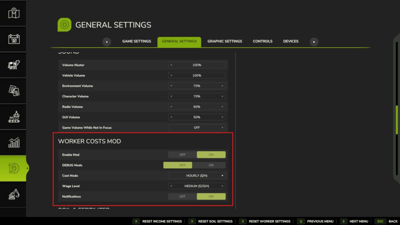 FS25 Realistic Worker Costs V2.2.0.0 Mod - Farming Simulator 25