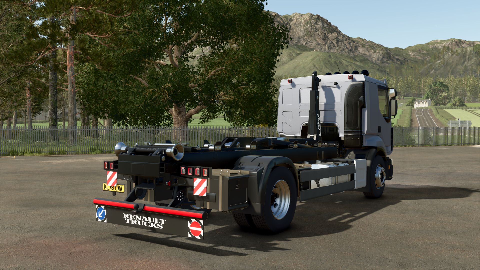FS25 Renault Premium Hook Lift 4x2 V1.2.0.0 Mod - Farming Simulator 25