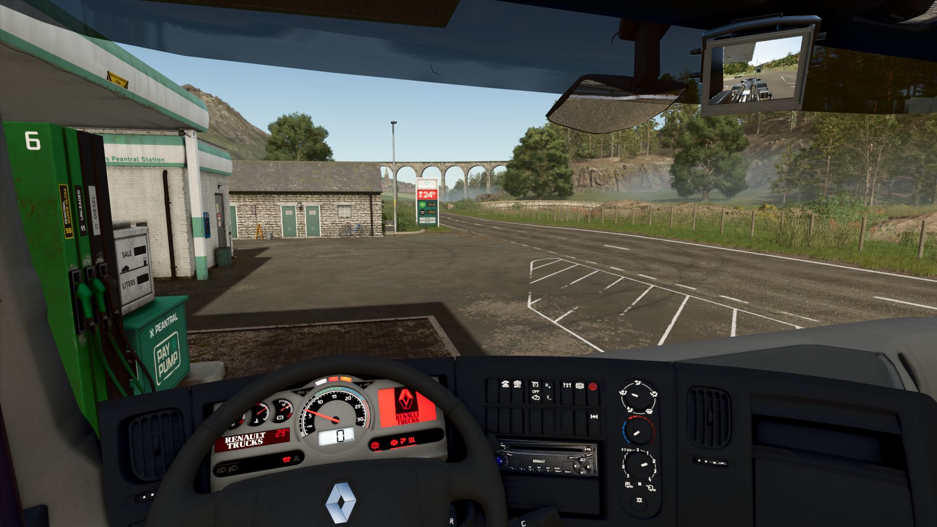 FS25 Renault Premium Hook Lift 4x2 V1.2.0.0 Mod - Farming Simulator 25