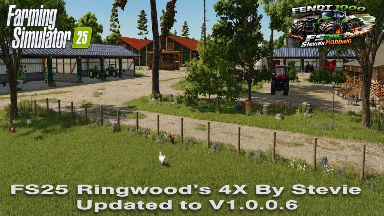 FS25 Ringwood's 4X By Stevie V1.0.0.6 Mod - Farming Simulator 25