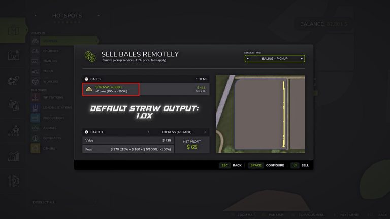 FS25 Straw output control V1.1.0.0 Mod - Farming Simulator 25