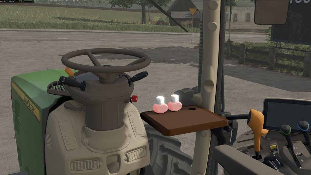 FS25 Tractor Cabin Table (Prefab) v1.0.0.0 Mod - Farming Simulator 25