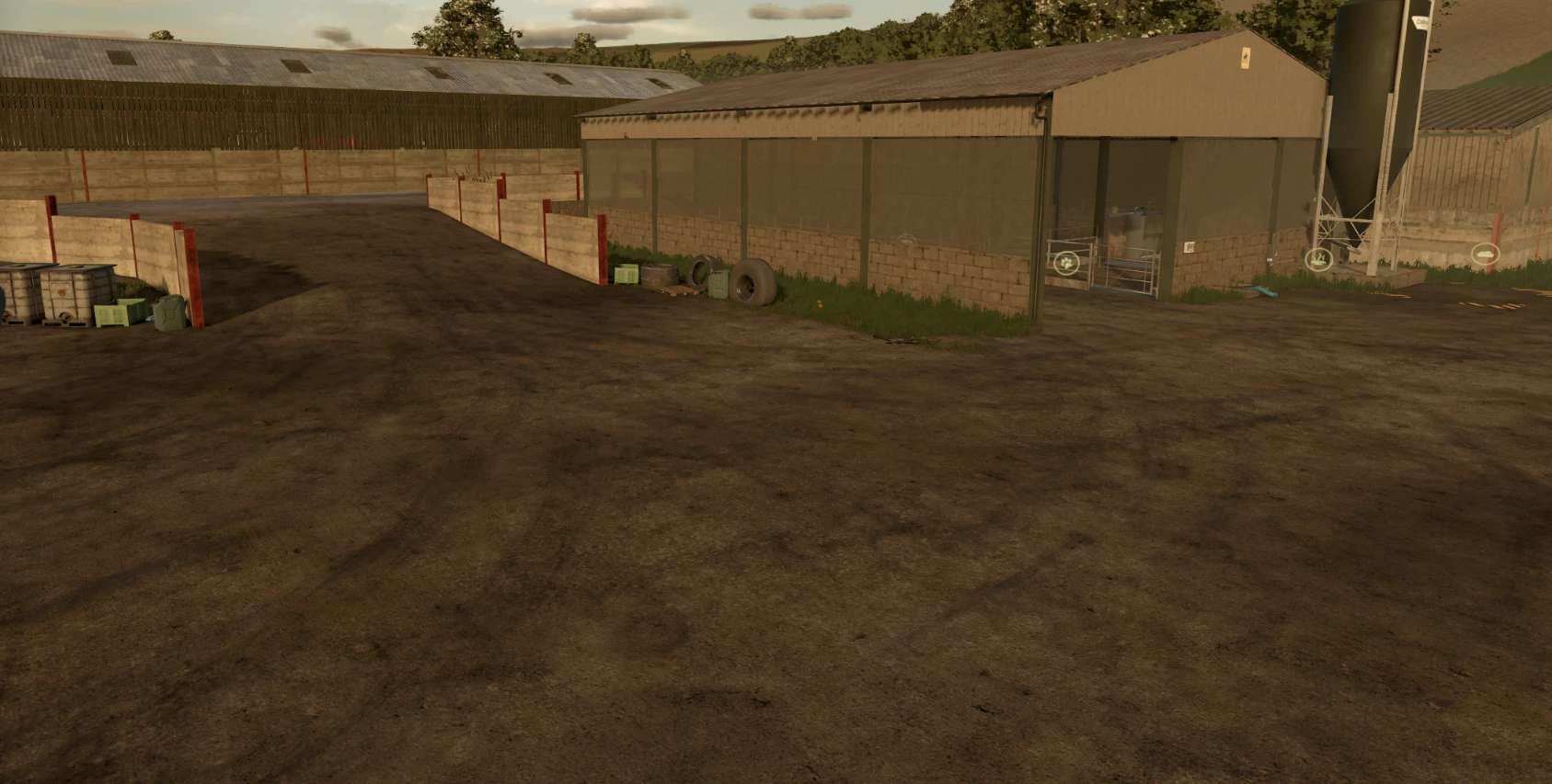 FS25 UK 4 Bay Pig Shed v1.0.0.0 Mod - Farming Simulator 25