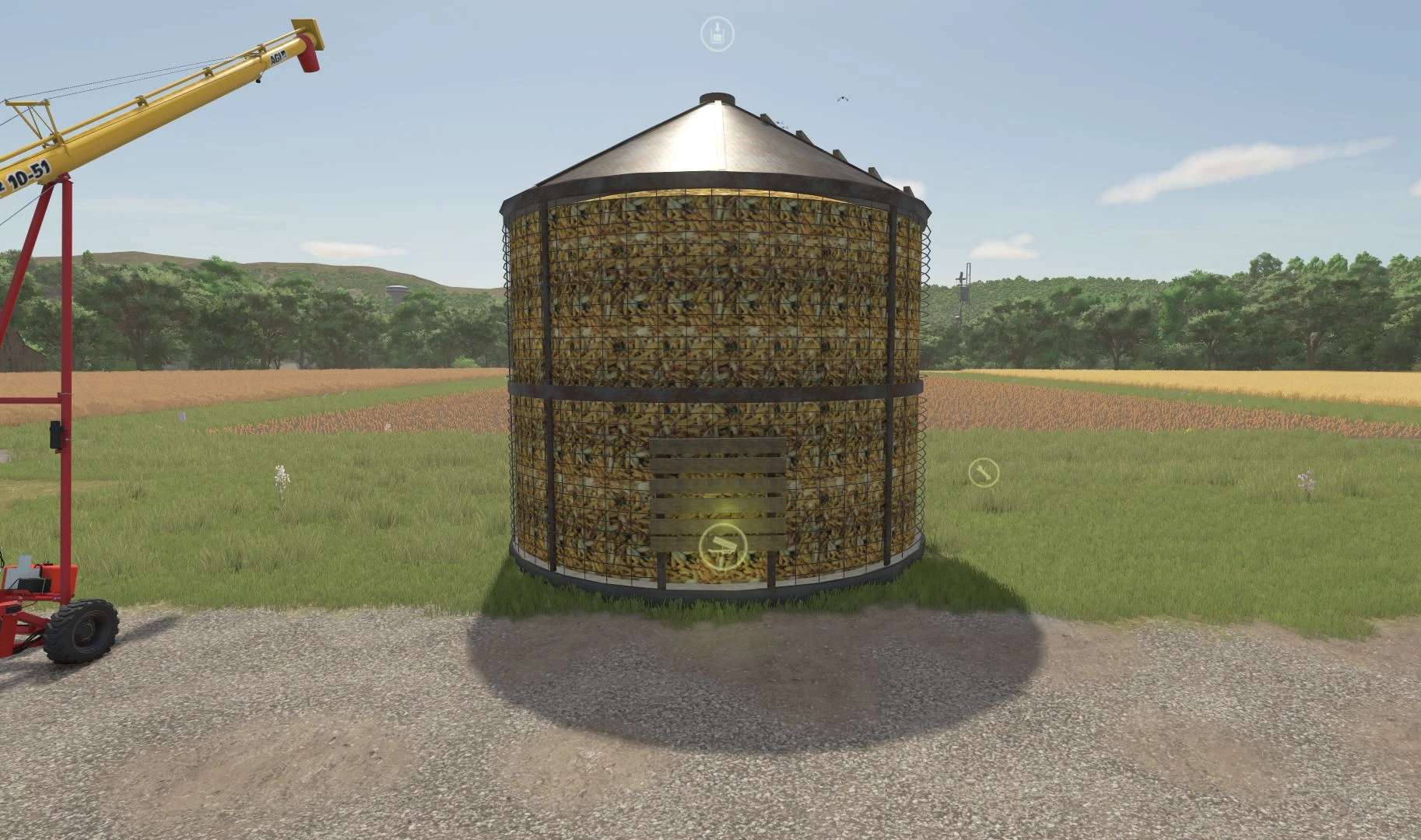 FS25 Wire Corn Crib Dryer v1.0.0.0 Mod - Farming Simulator 25