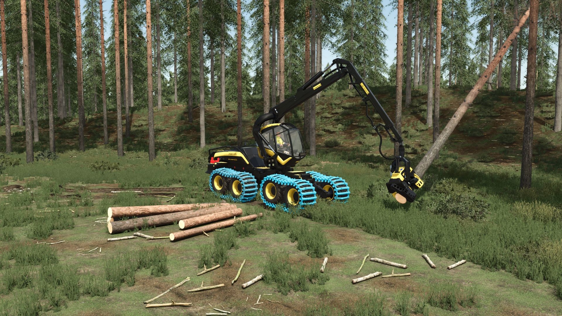 FS25 Wood Harvester Sounds BETA 5 v1.0.0.0 Mod - Farming Simulator 25