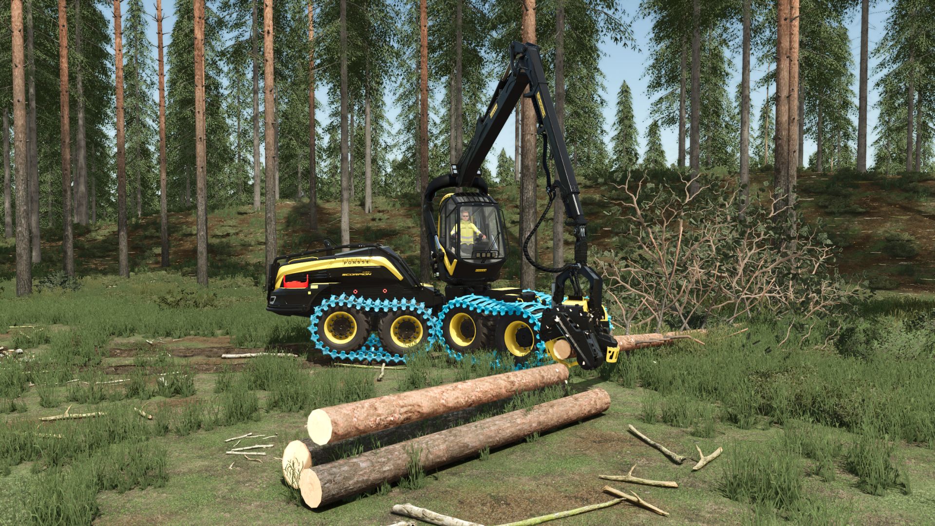 FS25 Wood Harvester Sounds BETA 5 v1.0.0.0 Mod - Farming Simulator 25