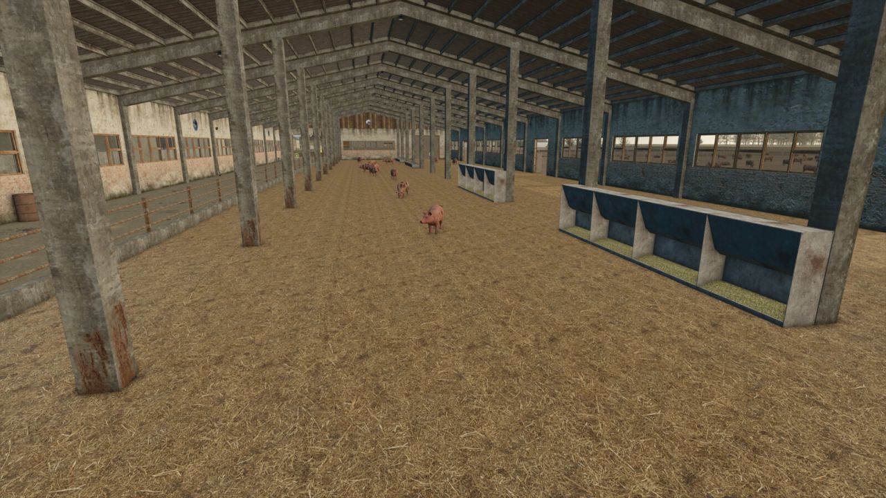 FS25 XXL Pig Barn V1.0.0.0 Mod - Farming Simulator 25