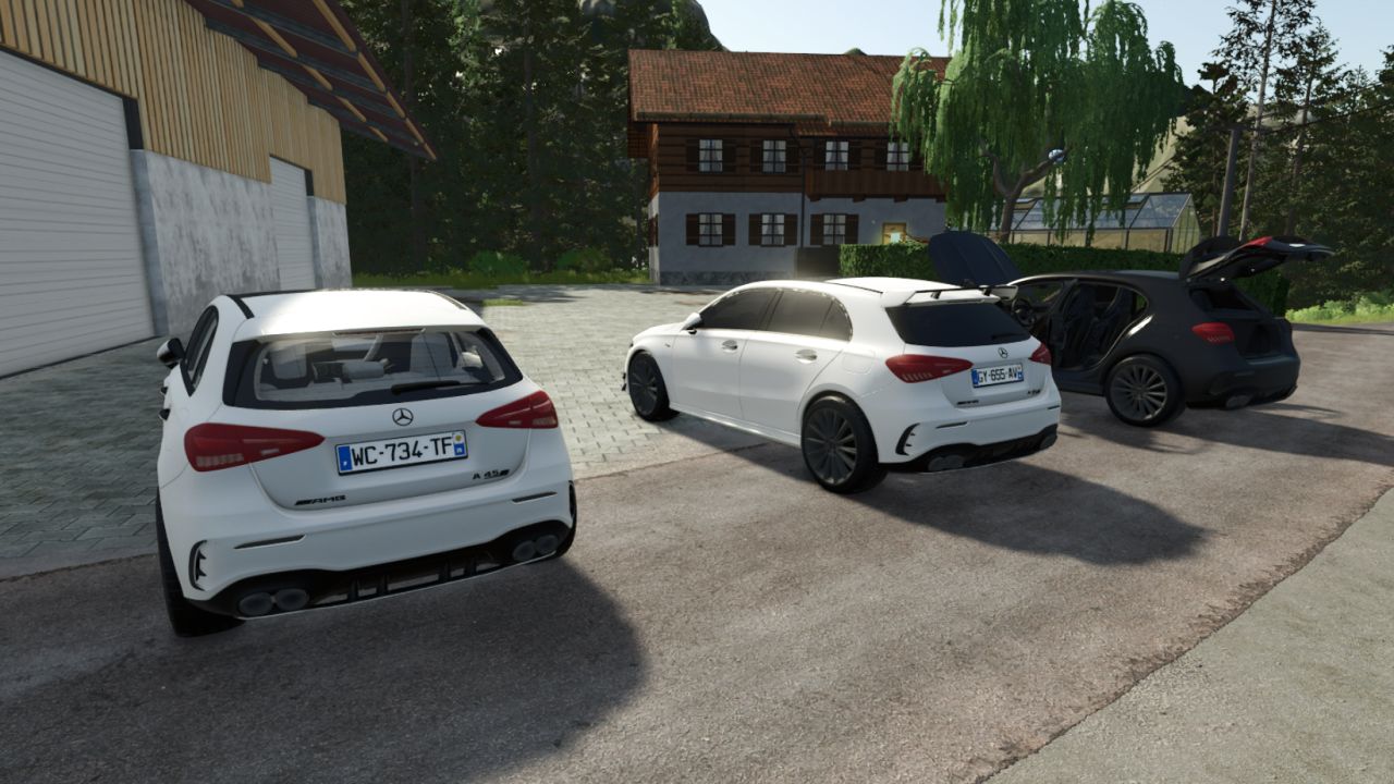 FS25 Mercedes A45 AMG V1.1.0.0 Mod - Farming Simulator 25