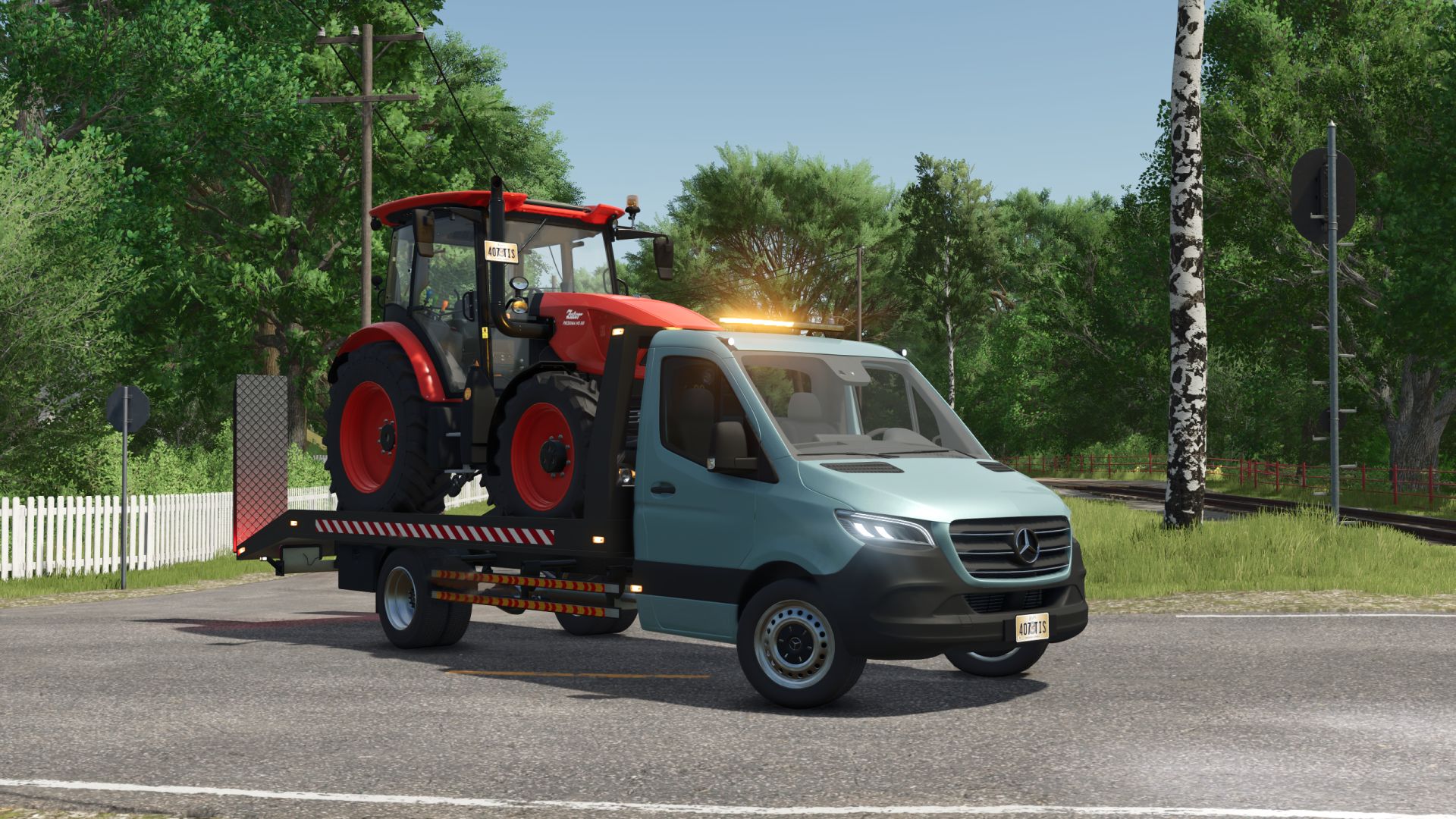 FS25 Mercedes-Benz Sprinter W910 tow truck V1.1.0.0 Mod - Farming ...